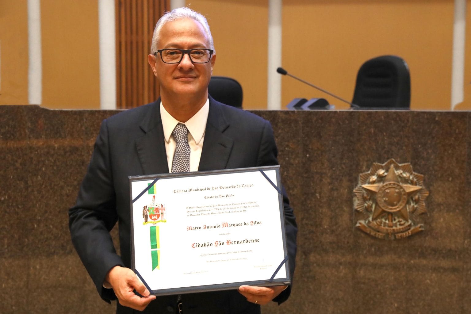 Desembargador Marco Antônio Marques da Silva é homenageado com o título ...